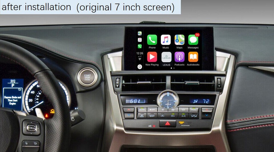 For Lexus IS IS300 IS350 14-20 Wireless Carplay Android Auto Upgrade ...