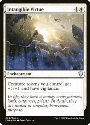 INTANGIBLE VIRTUE X 4 N/M COMMANDER LEGENDS MAGIC THE GATHERING | eBay