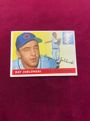FB38) 1955 Topps #56 RAY JABLONSKI Cincinnati Reds VG/EX | eBay