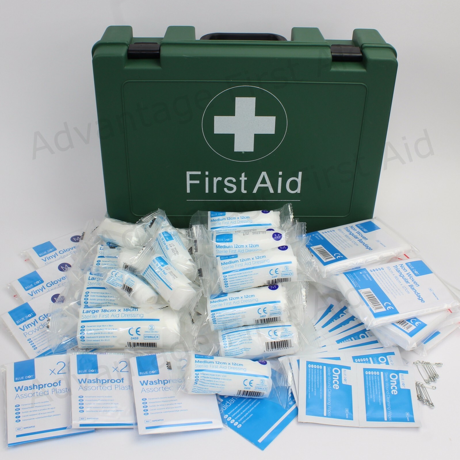 10, 20 or 50 Person HSE First Aid Kit in Sturdy Box - or Complete ...