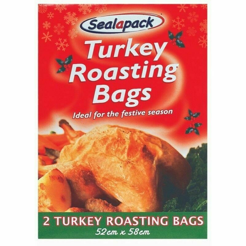 Roasting Turkey Bags 2 Large Roasting Basting Oven Bag Meat Chicken Veg ...