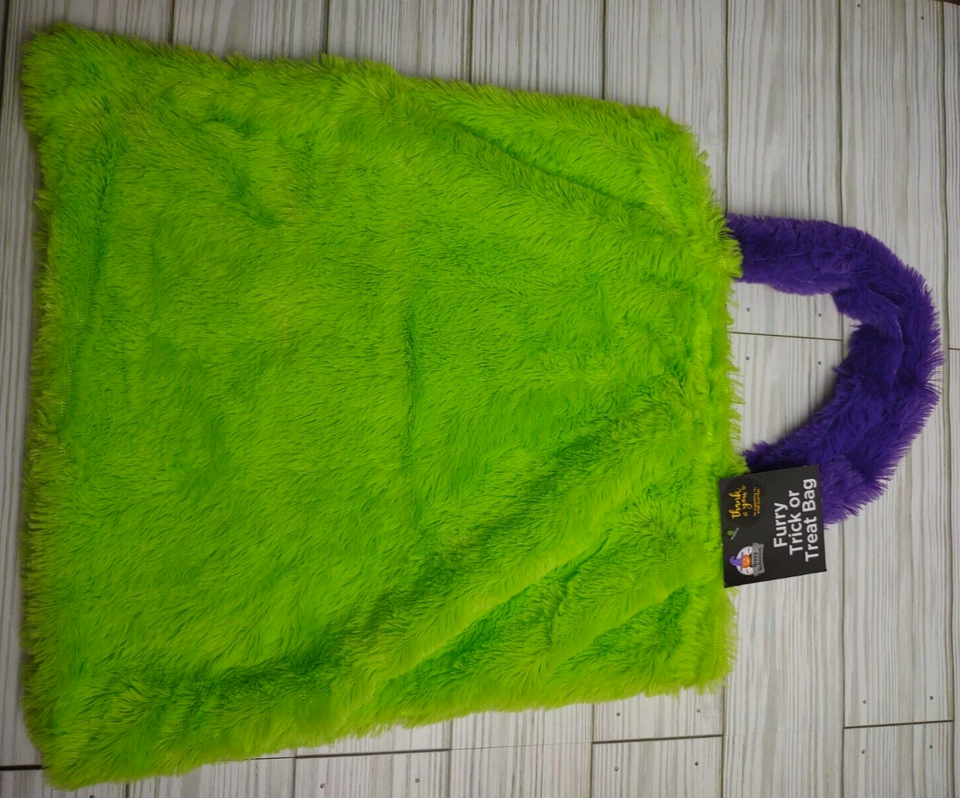 Frankenstein Halloween Monster Trick Or Treat Bag Emoji Face Furry ...