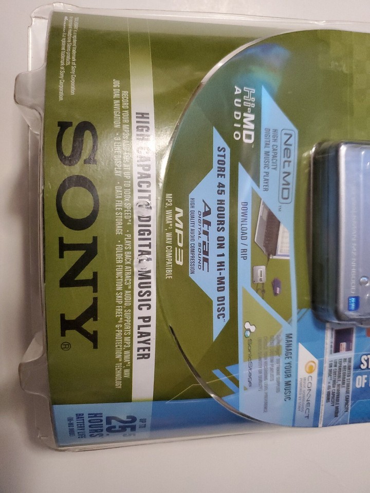 Sony MZ-NH600D Hi-MD MiniDisc Walkman Recorder Player. Brand new seal ...