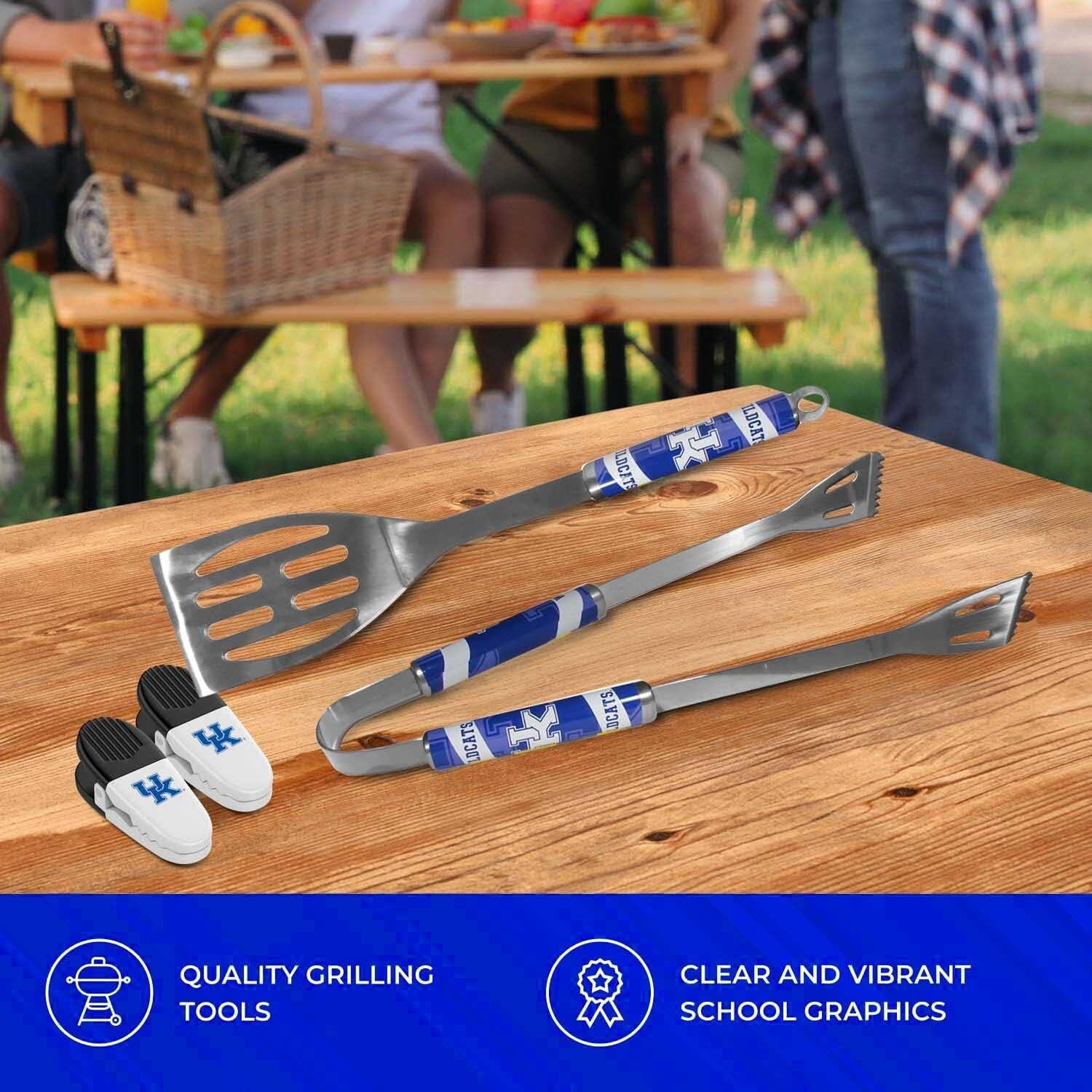 Two Piece Grilling Tools 2 Magnet Chip Clips University of Kentucky ...