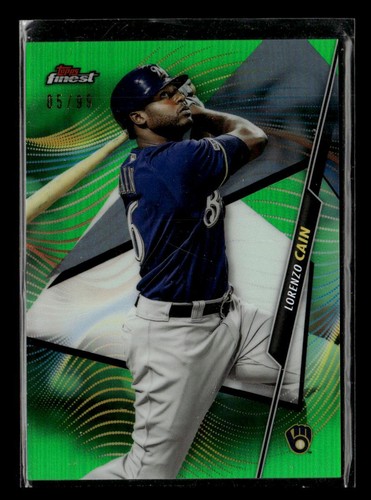 2020 Finest #36 Lorenzo Cain Green Refractor #/99 | eBay