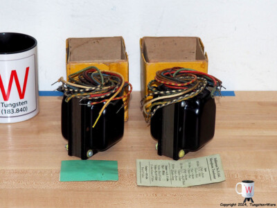 PAIR! Halldorson E-1041 Audio Input Interstage Transformer Multi-Taps ...