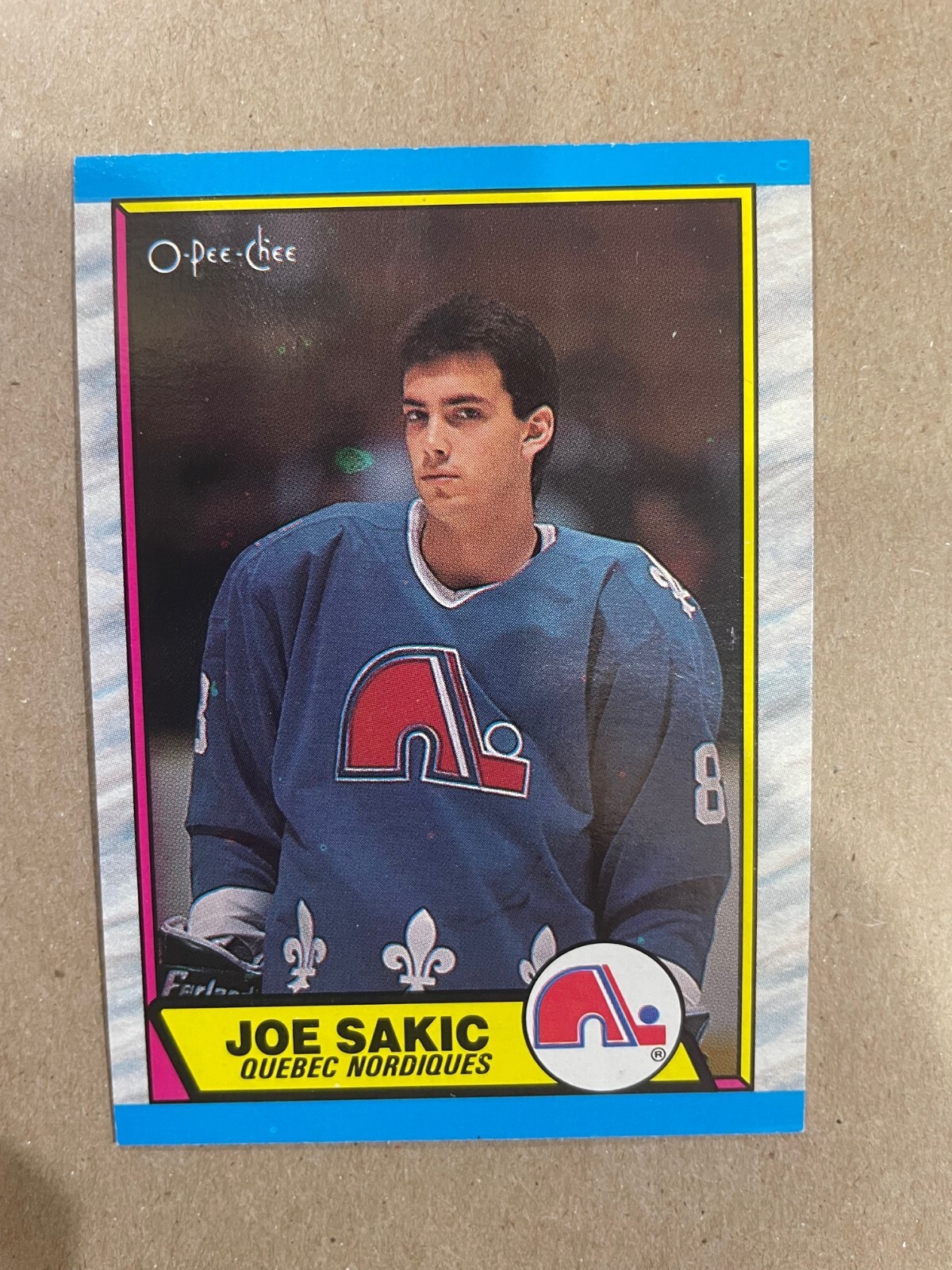 Joe Sakic 1989 O-Pee-Chee Rookie Ice Hockey Card NMint #113 Quebec ...
