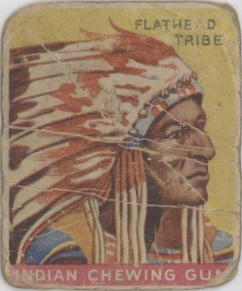 Chief of the Flathead Tribe - 1933 Goudey Indian Gum #9 Series of 48 for sale online | eBay