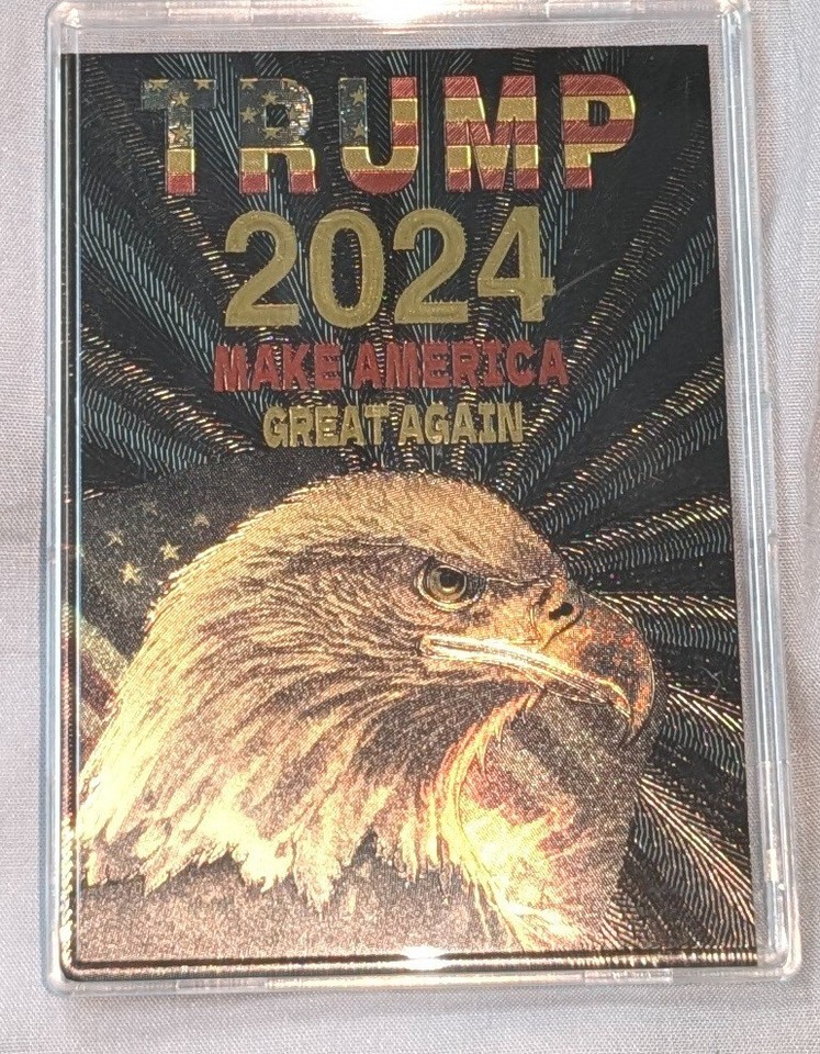 DONALD Trump GOLD Card Bloody Collectable CCG Trading Premium Rare US ...