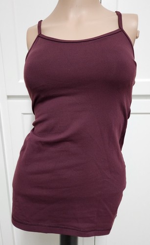 LULULEMON WMNS SZ S MAROON ATHLETIC TANK TOP RACERBACK SPORTS BRA VGUC ...