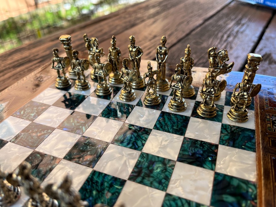 Pearl Chess Box w VIP Chess Set - Luxury Chess Game - Strategy Game ...