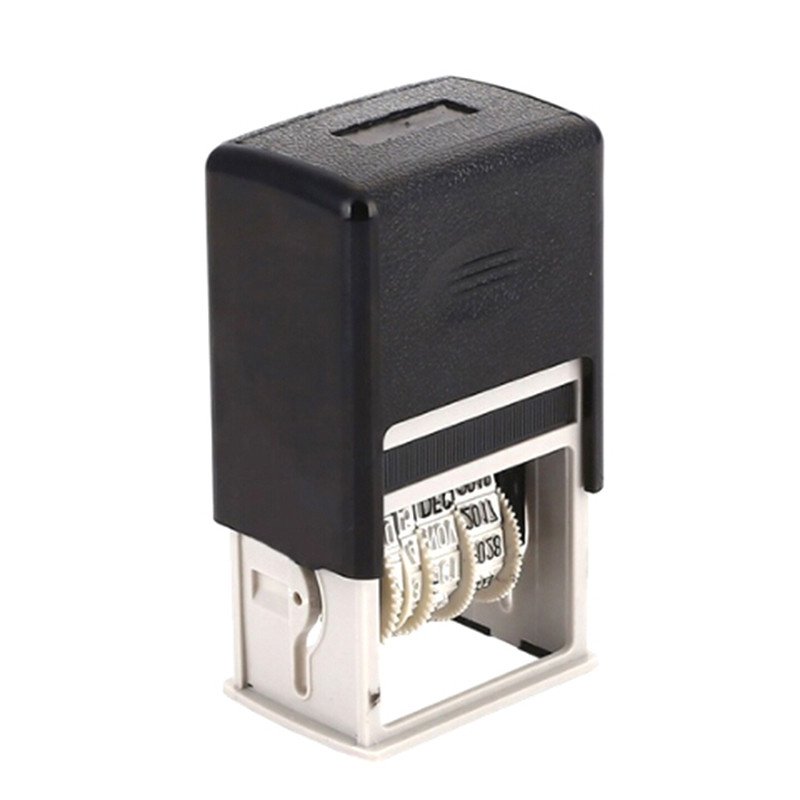 4Mm date stamp roller date stamp with ink english diy date seal JCA-GC ...