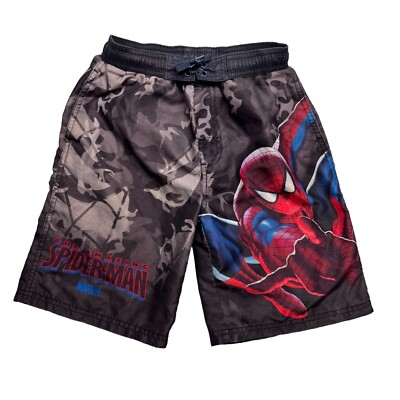 Marvel Amazing Spider-Man Swim Trunks Boys Size Small Vintage | eBay