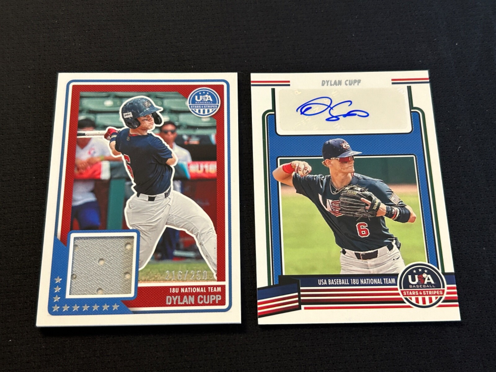 2023 USA Baseball Stars & Stripes Dylan Cupp 18U NATIONAL TEAM AUTO ...