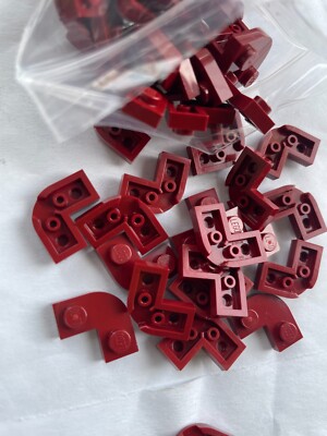 LEGO-NEW-#79491-DARK RED-PLATE/ROUND CORNER 2 X 2 -10 PIECES | eBay