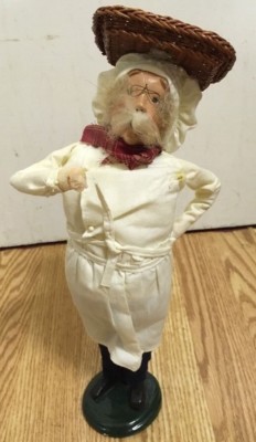 Byers Choice Caroler Christmas Male Baker Bread Chef 1992 Man Cries of ...
