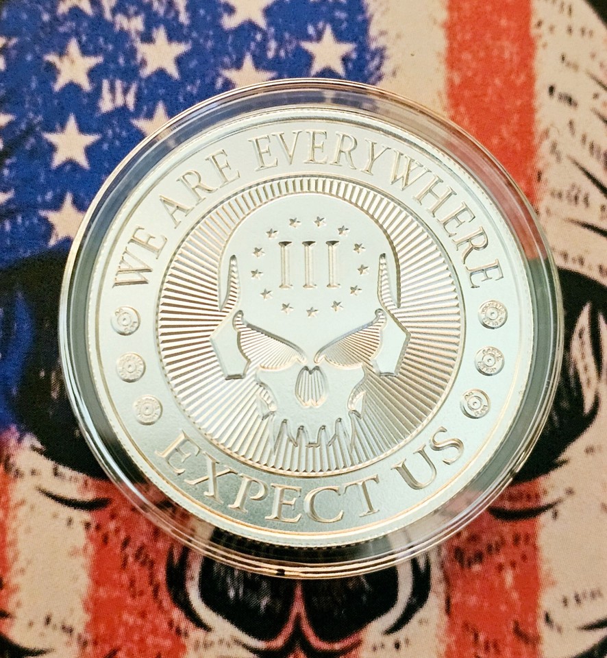 2023 1 oz Deuce Four Skull Type I Silver Round - Intaglio Mint - BU in ...