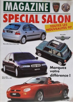 Brochure Catalogue Prospectus Magazine gamme - ROVER MINI MG | eBay