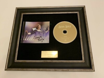 PERSONALLY SIGNED/AUTOGRAPHED SUSAN BOYLE - TEN FRAMED CD PRESENTATION ...