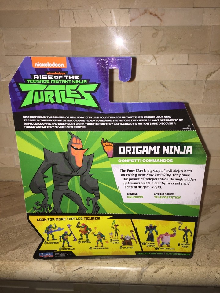 TEENAGE MUTANT NINJA TURTLES ORIGAMI NINJA CONFETTI COMMANDOS FIGURE | eBay