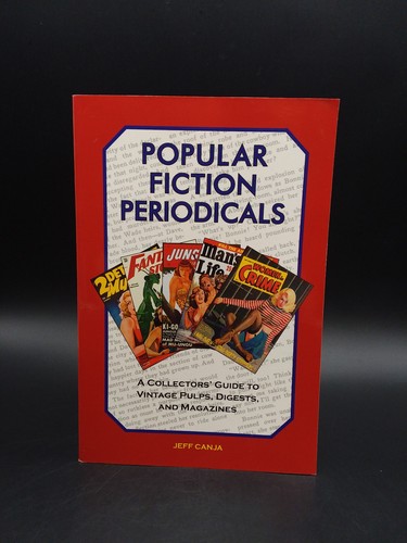 Jeff Canja POPULAR FICTION PERIODICALS Collectors Guide Vintage Pulps ...