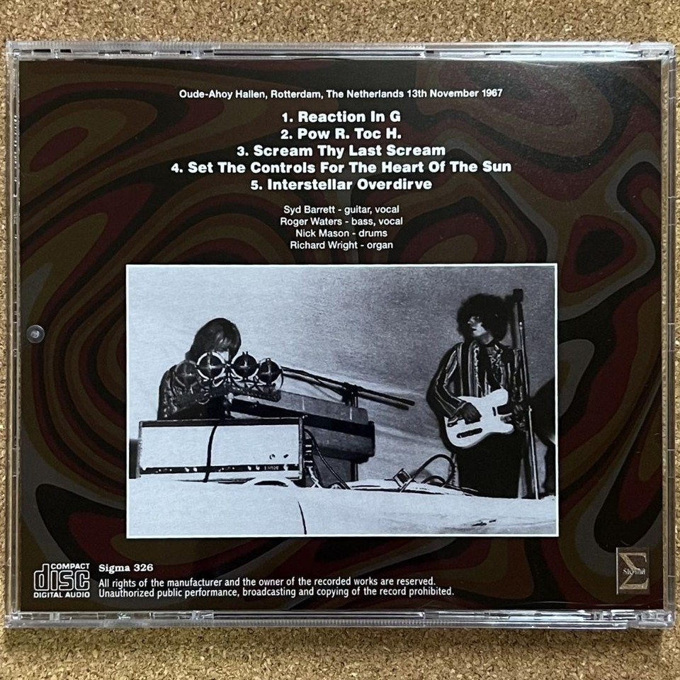 PINK FLOYD Reaction In G: Rotterdam 1967 CD Sigma Rock Syd Barrett [Near MINT] | eBay UK