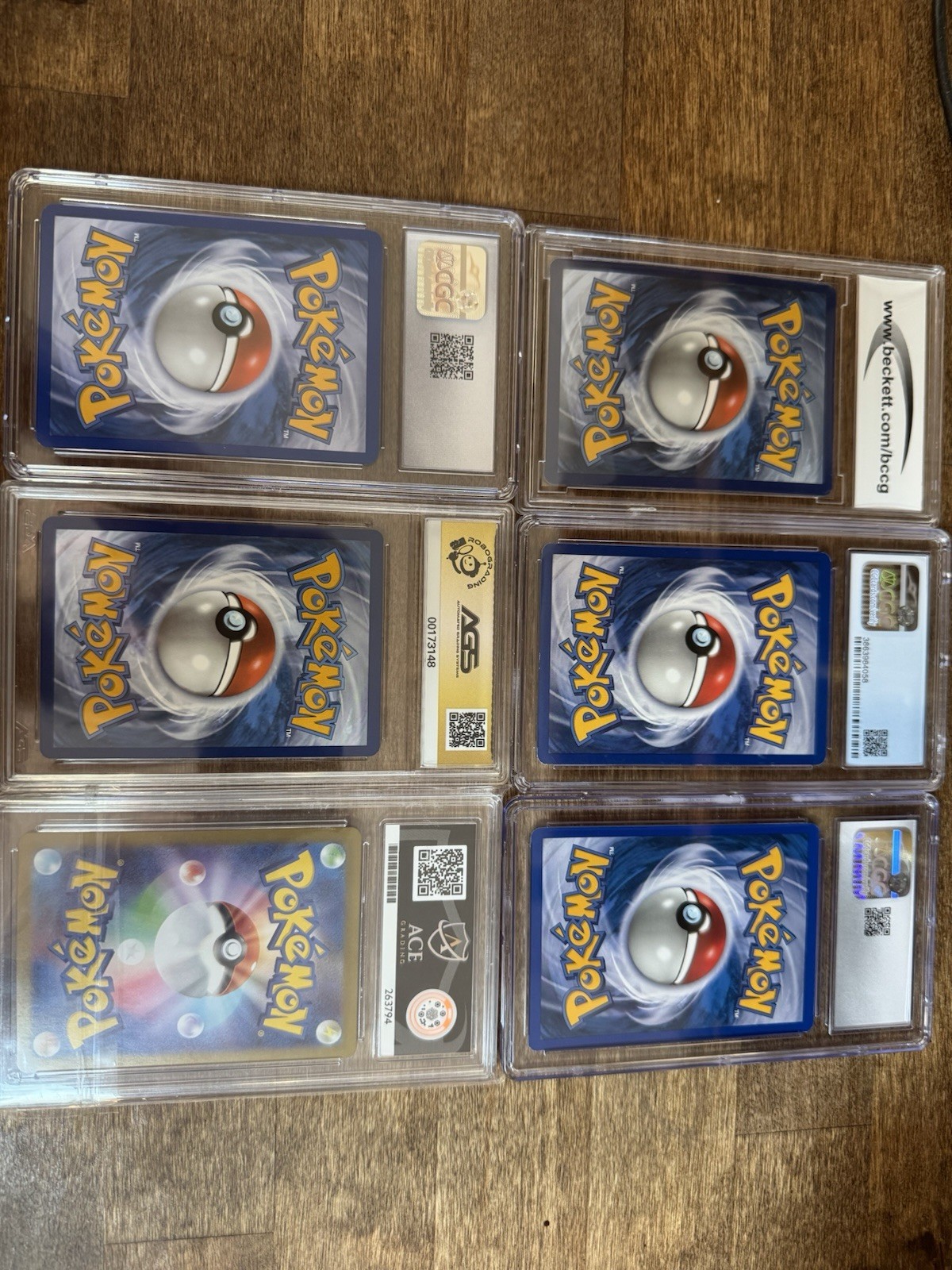 Lot Of Graded Pokemon Cards Ags, Cgc, And Ace | eBay