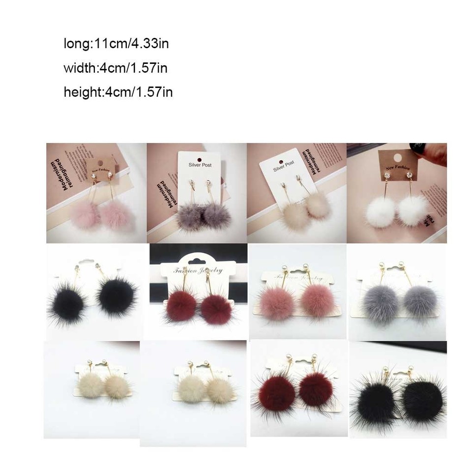 Dangle Earrings Popular Accessories Ball Earring Lady Decorations Ear ...
