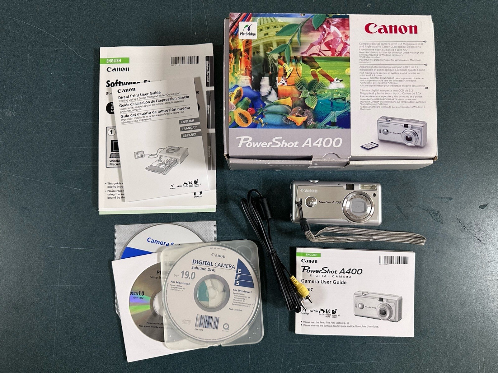Canon PowerShot A400 3.2MP Digital Camera Silver | eBay