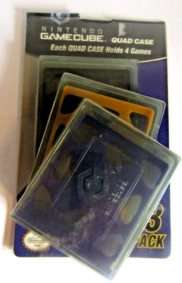 Nintendo Sealed GameCube Quad Case Plastic Game Cases | eBay