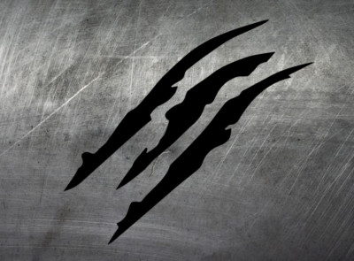 2x Kratzer Aufkleber Auto Style Sticker JDM Bike Animal Tiger Kralle ...