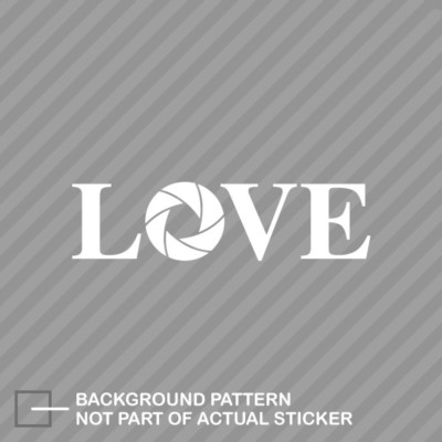 I Love Photography Sticker Die Cut Decal Vinyl dslr slr | eBay
