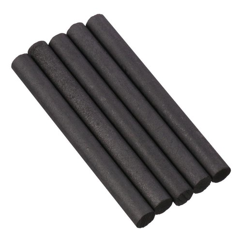 5Pcs Black Graphite Resistance Electrode Rods Electrode Carbon Rods ...