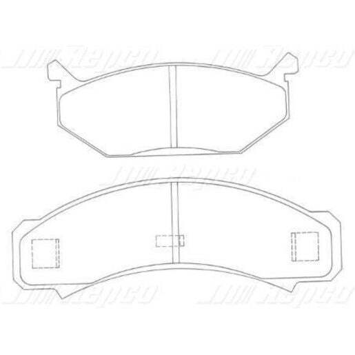 Silverline Brake Pads Set DB1004SLP | eBay