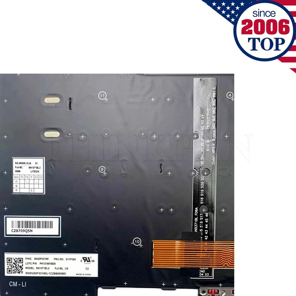 New US Keyboard for Lenovo ThinkPad T480s T490 T495 L480 L490 E480 E490 ...