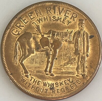 Green River Whiskey Whiskey Token Without Regrets Lucky to Drink AU | eBay