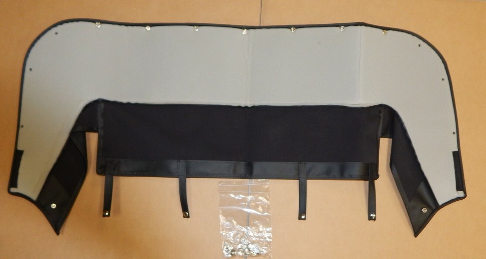 New Black Convertible Top Cover 1/2 Tonneau Cover MG Midget 1969-80 ...