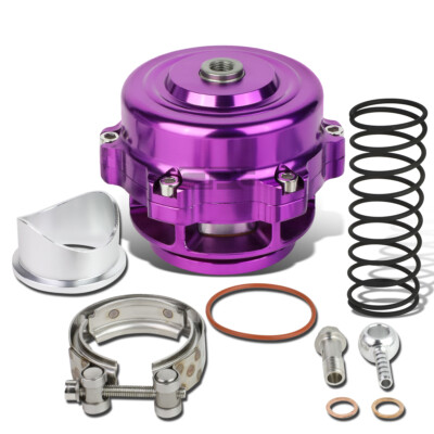 50MM ALUMINUM PURPLE TURBO TURBOCHARGER BOV BLOW OFF VALVE 35 PSI BOOST ...