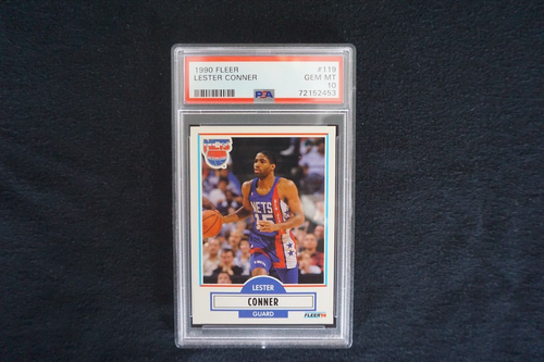 1990 Fleer Basketball Lester Conner #119 PSA 10 | eBay