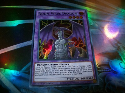 Doom Virus 1st Edition Green Ultra Rare DLCS-EN055 Yu-Gi-Oh! | eBay