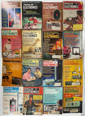 Vintage Popular Electronics Magazines lot of 16 items #5 | eBay