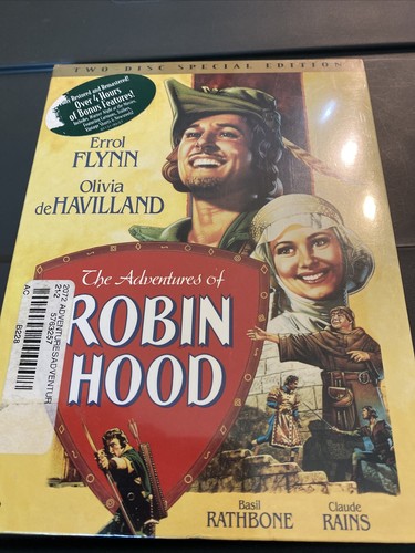 The Adventures of Robin Hood 1938 2-Disc DVD Special Edition New Sealed ...