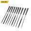 deli 10pcs Needle File Set For Metal Glass Stone Jewelry Wood Carving ...