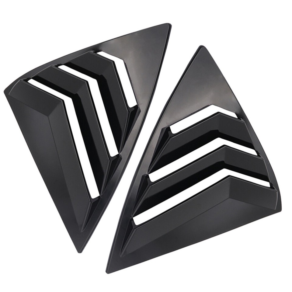 Car Side Vent Decoration Window Louvers for Trim Rear Shutter Cover | eBay