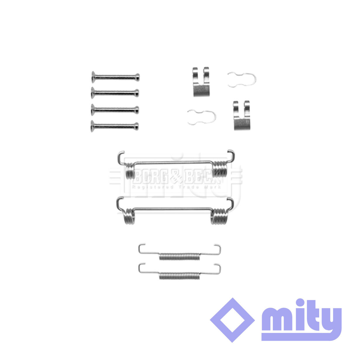 Fits Citroen Relay Fiat Ducato Handbrake Brake Shoes Fitting Kit Rear ...