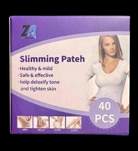 40 PCS Weight Loss Patches – Natural Belly Fat Burner & Detox for a ...