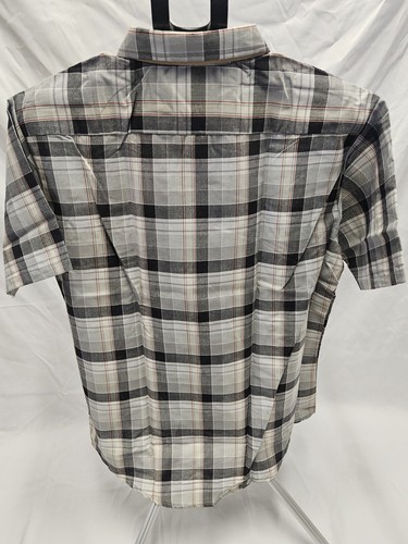 Vintage Sears Work Shirt Mens Large Perma Prest Gray Plaid NWT | eBay