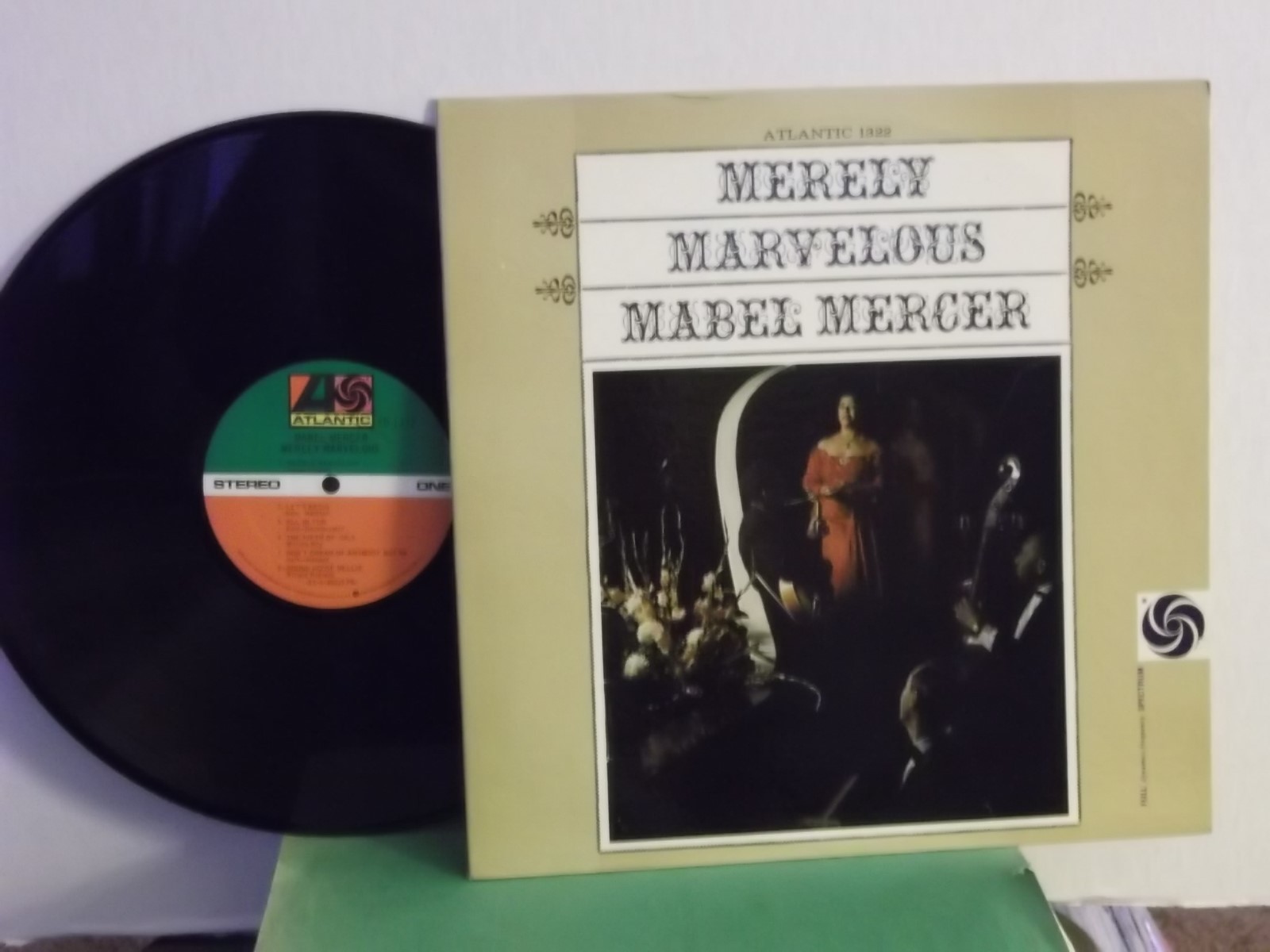 Mabel Mercer,Atl.1322,"Merely Marvelous Mable Mercer"US,LP,mono,jazz ...