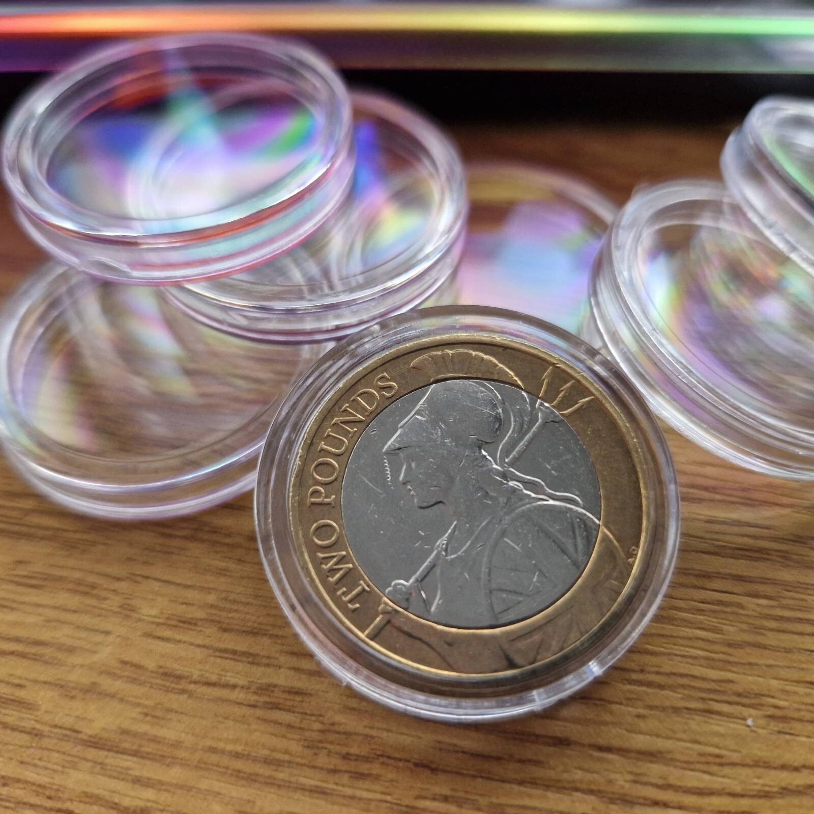 COIN CAPSULES ALL SIZES From 10mm to 60mm Capsules Holder 10 20 50 100 ...