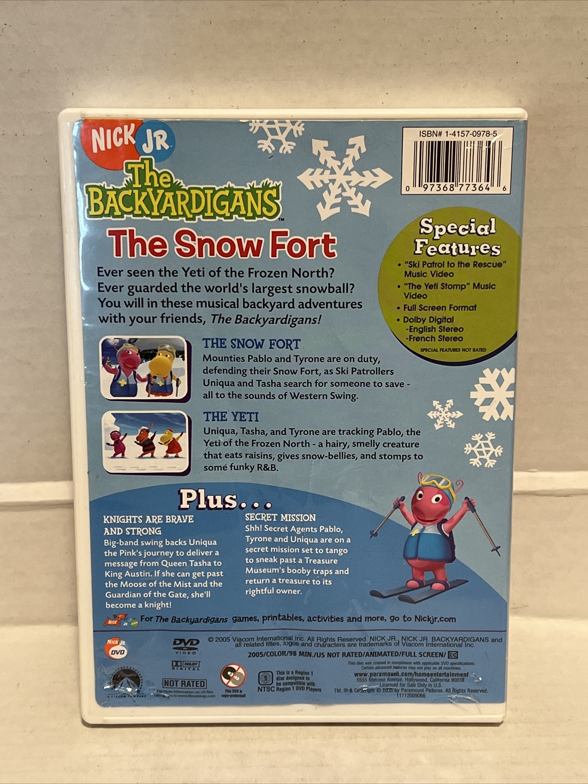The Backyardigans: The Snow Fort (DVD, 2005) 97368773646 | eBay